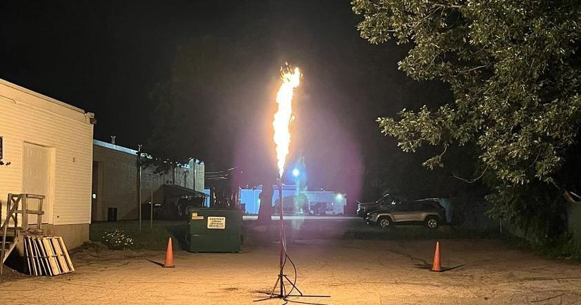 Contents of propane tank burned off after leak discovered at North ...