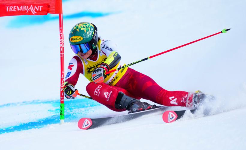 Julia Scheib of Austria uses strong final run to win giant slalom ...