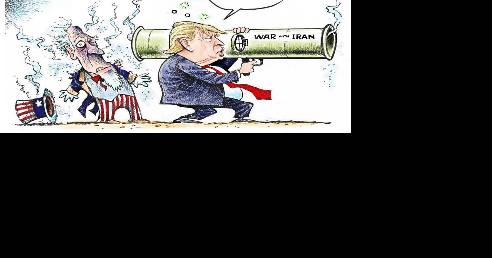 Color edit cartoon US war with Iran.jpg | Uploaded Photos ...