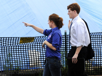 Kennedy tours toxic Superfund site in city | Local News ...