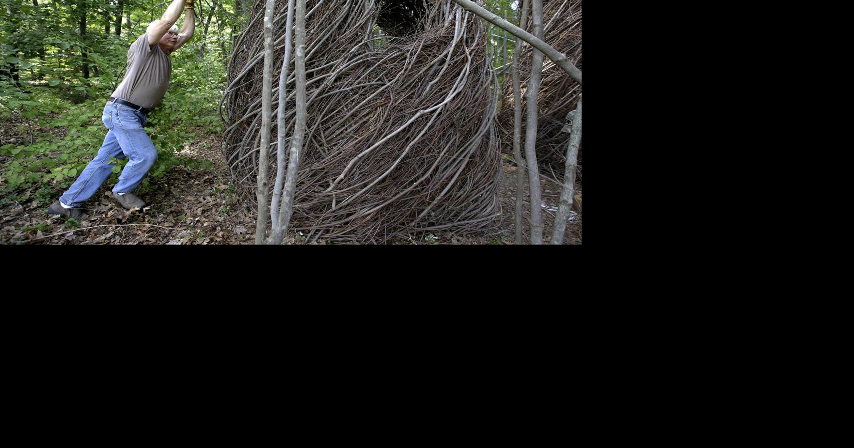 Artist who created Wheaton College stick structures opens new exhibit ...