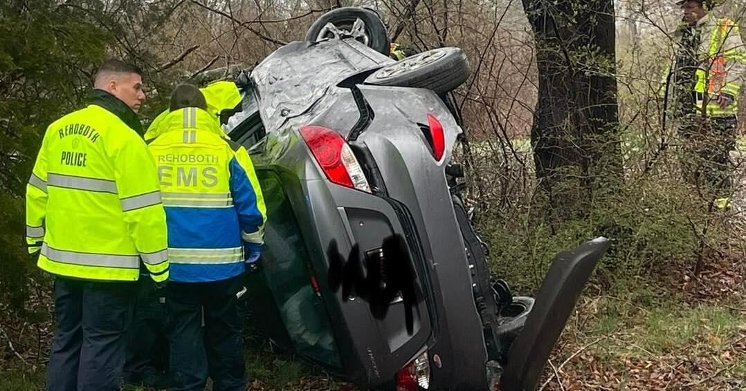 Driver Extricated From Vehicle In Rehoboth Rollover Local News