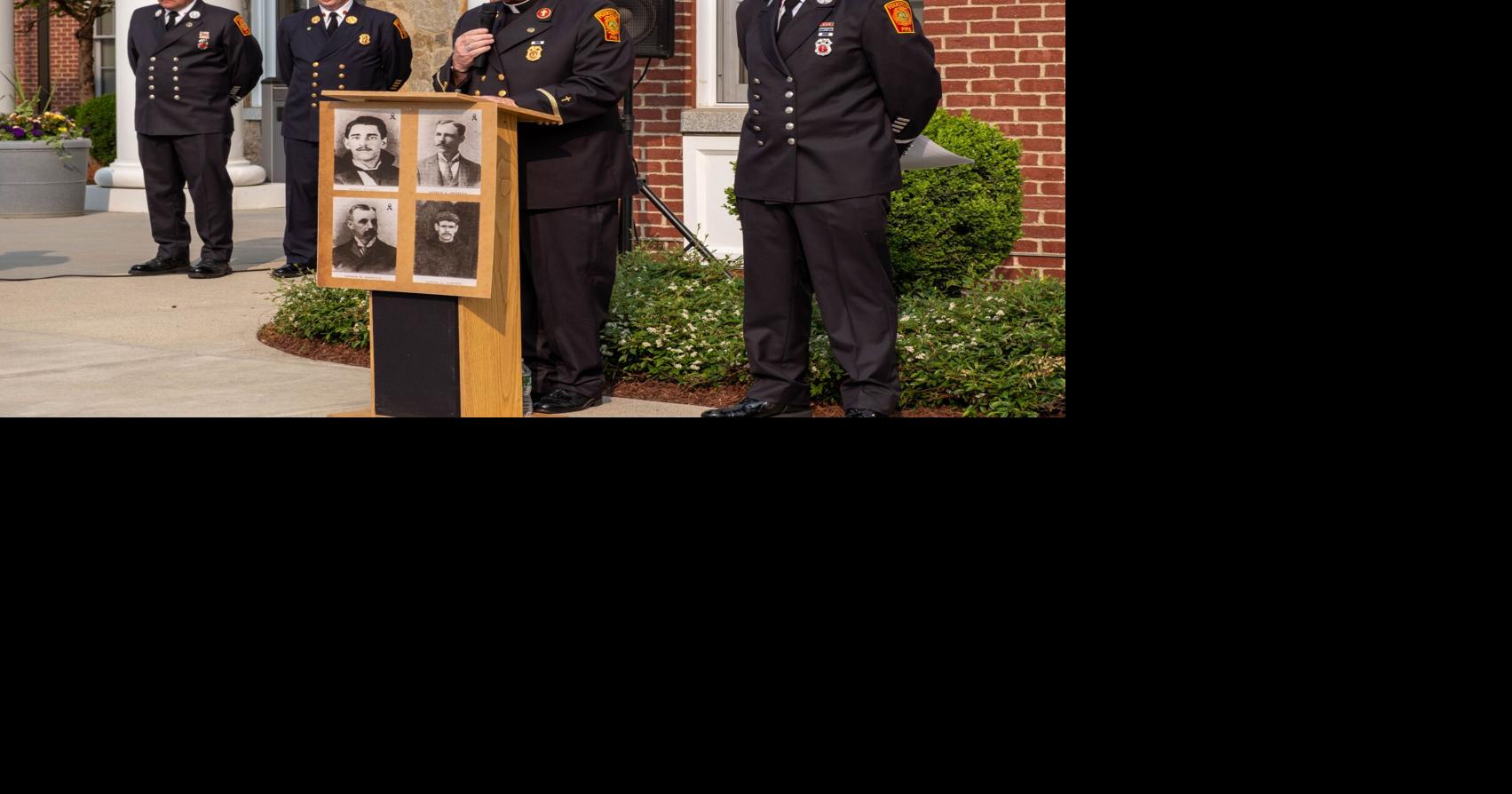 Foxboro memorializes three volunteer firefighters who died in a tragic ...