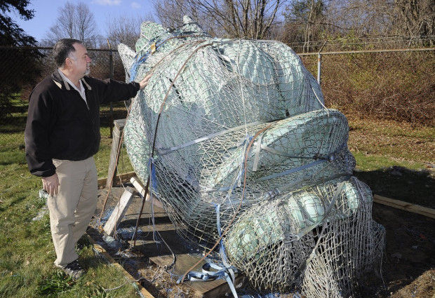 Iconic torch from atop Taunton courthouse unlikely to return any time ...