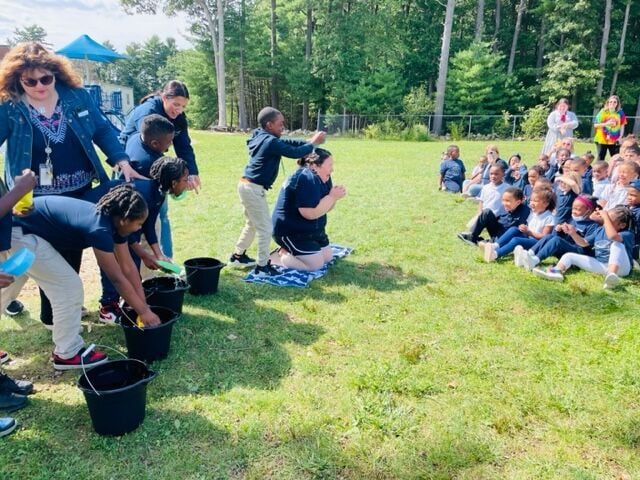 Foxboro Regional Charter School students get a chance to soak their ...