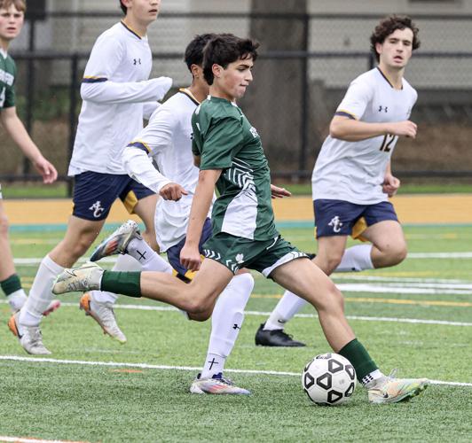 H.S. SOCCER: Bishop Feehan boys run uway from Arlington Catholic ...
