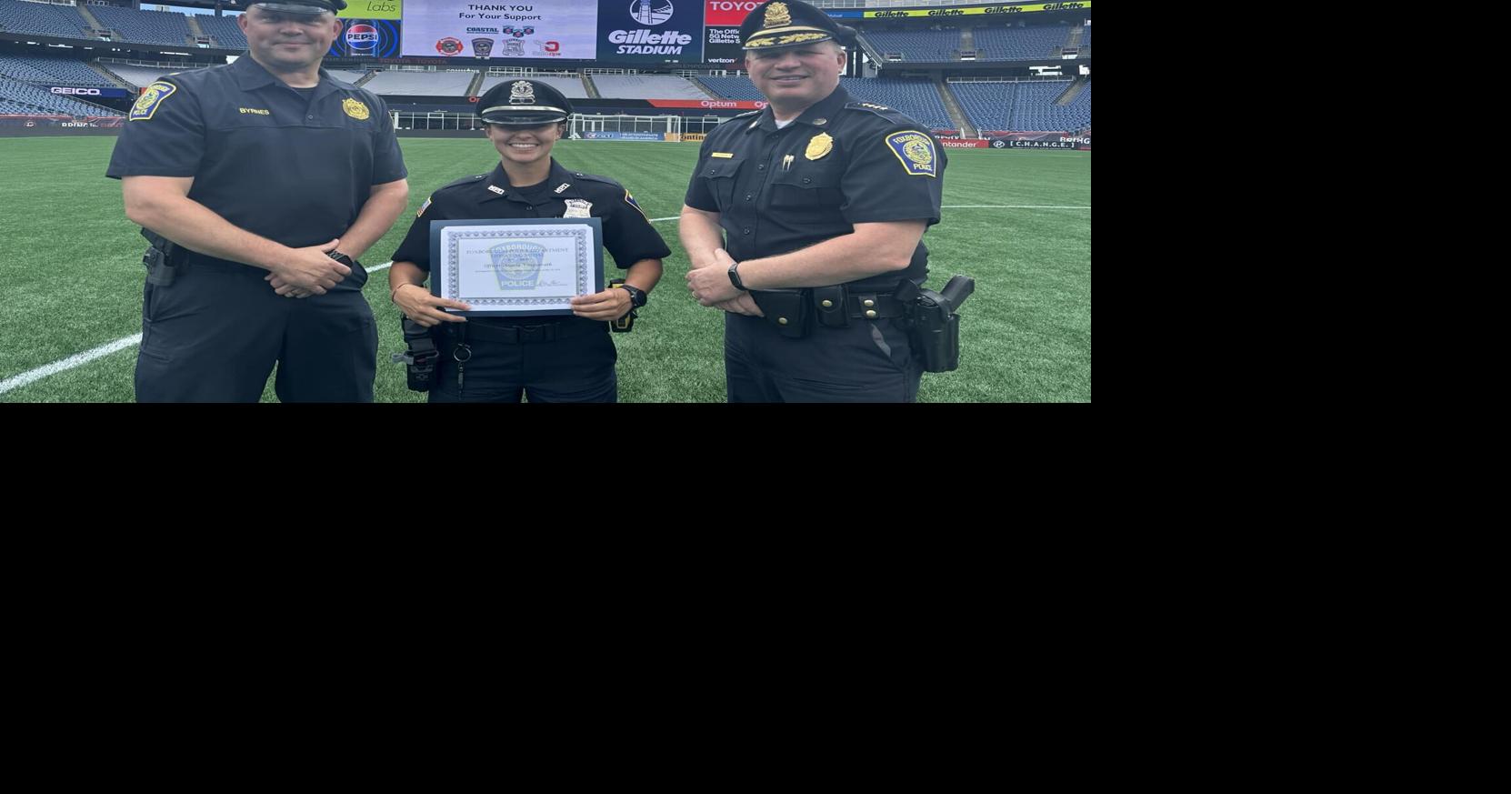 Millis police officer receives Foxboro Police Department's Lifesaving ...