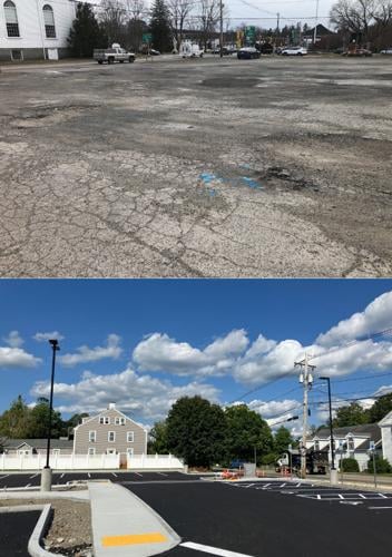 Wrentham officially opens renovated downtown parking lot | Local News ...