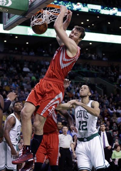 Motiejunas, Rockets soar past Celtics | Celtics | thesunchronicle.com