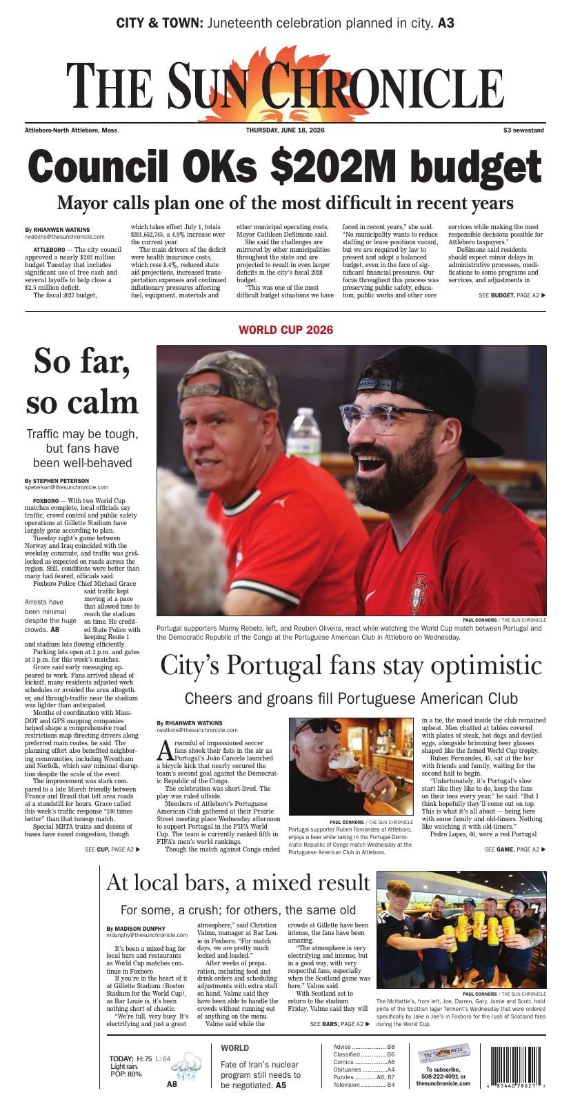 Page A1 | The Sun Chronicle | thesunchronicle.com