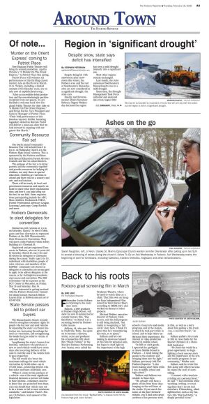 Page A1 | The Foxboro Reporter | thesunchronicle.com