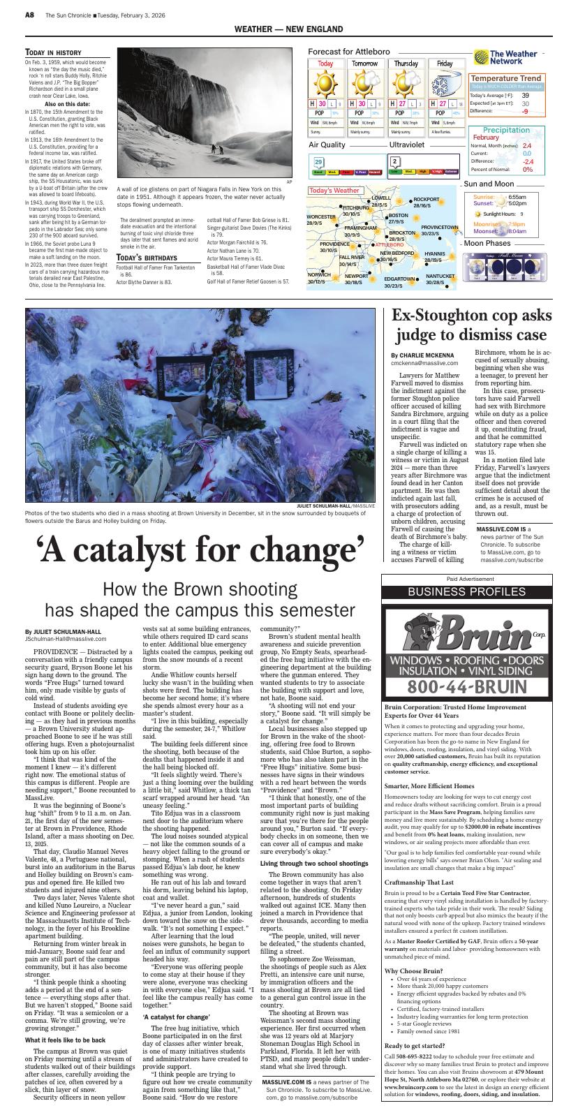 Page A8 | The Sun Chronicle | thesunchronicle.com