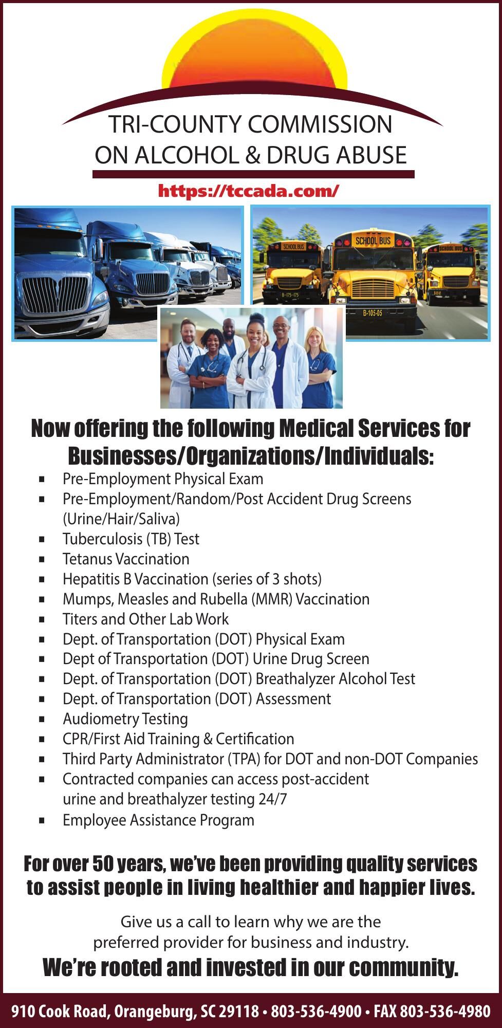 TRI COUNTY COMMISSION ON ALCOHOL - Ad from 2026-05-02