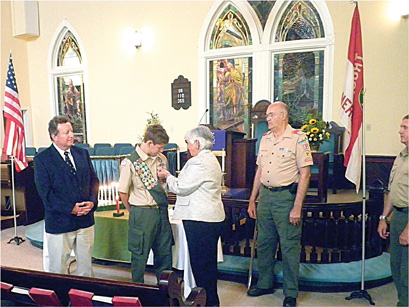 Elloree's Daniel Shuler receives Eagle Scout honor