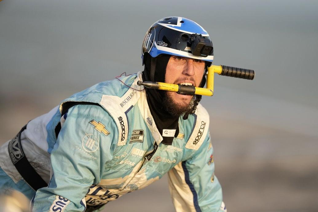 What does a NASCAR pit crew do on a typical day?