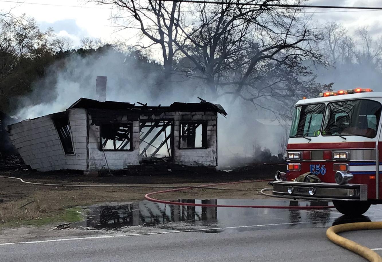 Orangeburg home destroyed after second fire