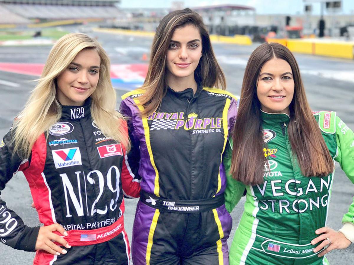 Stock car racing team makes history, starts 3 female drivers
