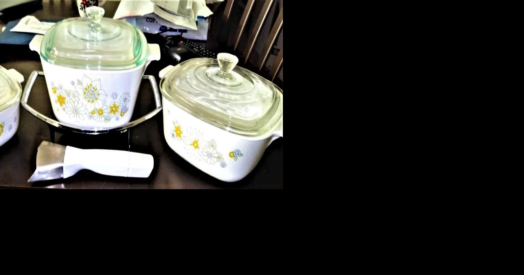 Corning Ware Floral Banquet dish set is monetarily valuable