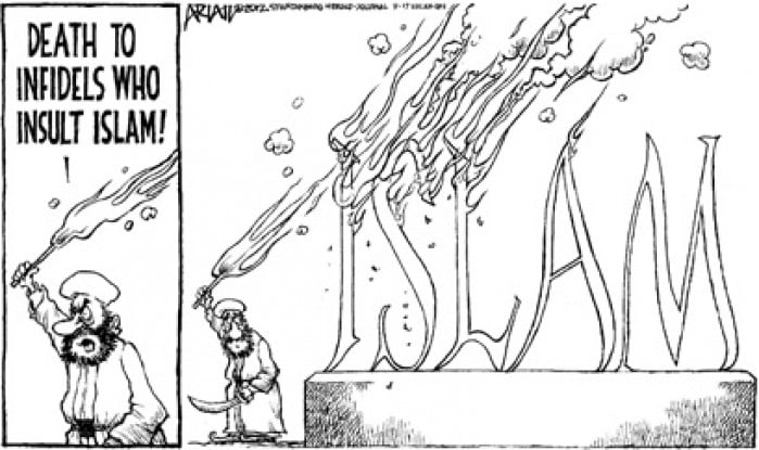 Death to infidels who insult Islam!