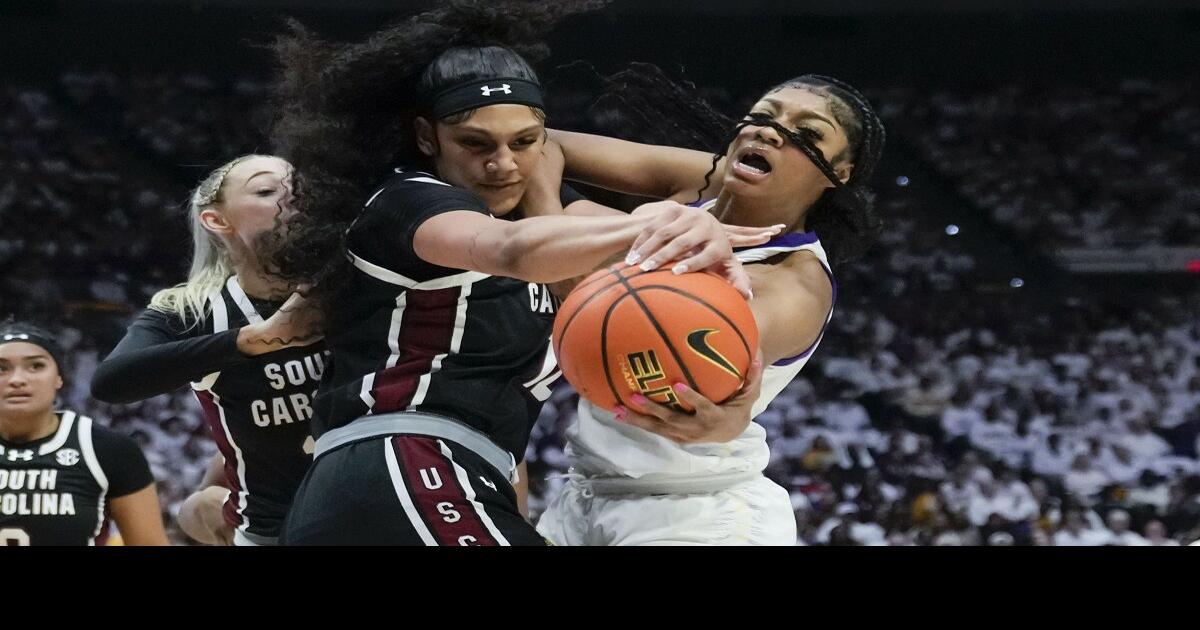 IN PHOTOS: South Carolina women claw past LSU