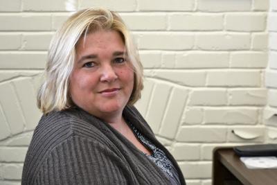 Brown being sworn in today as Calhoun County probate judge