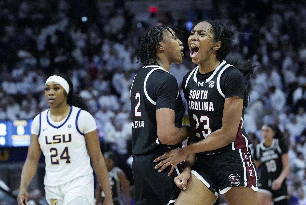 Bree Hall helps rally Gamecocks past LSU