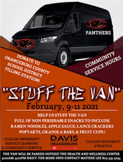 Claflin to hold 'Stuff the Van' event