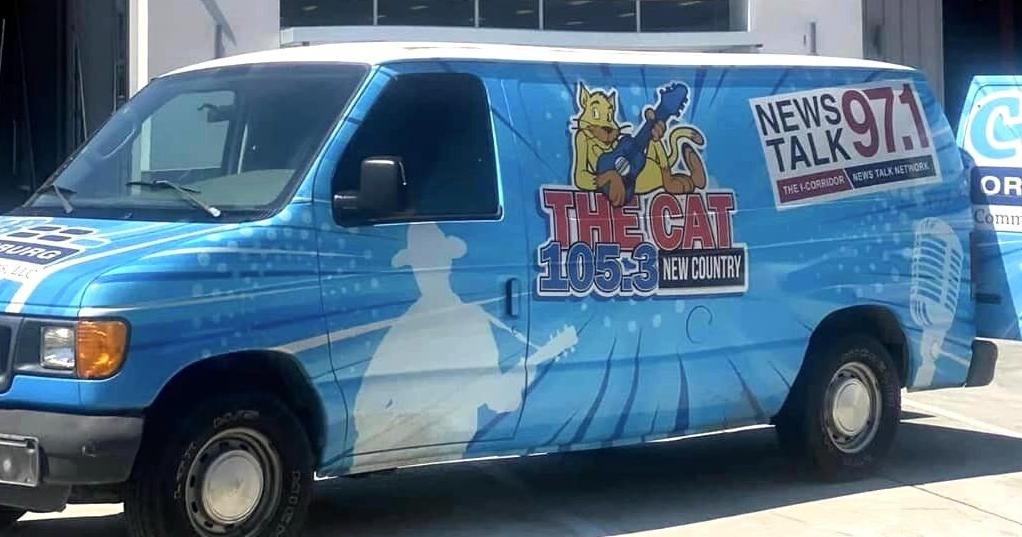 Radio station’s big blue van missing