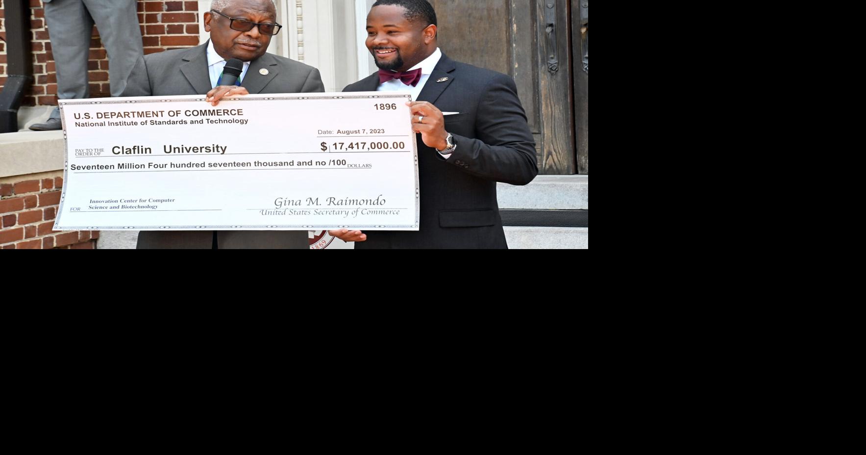 Clyburn presents Claflin with ‘game changing’ $17.4M