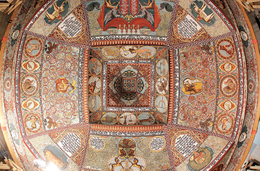 Museum unveils synagogue roof