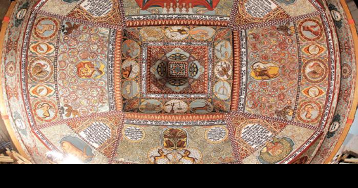 Museum unveils synagogue roof