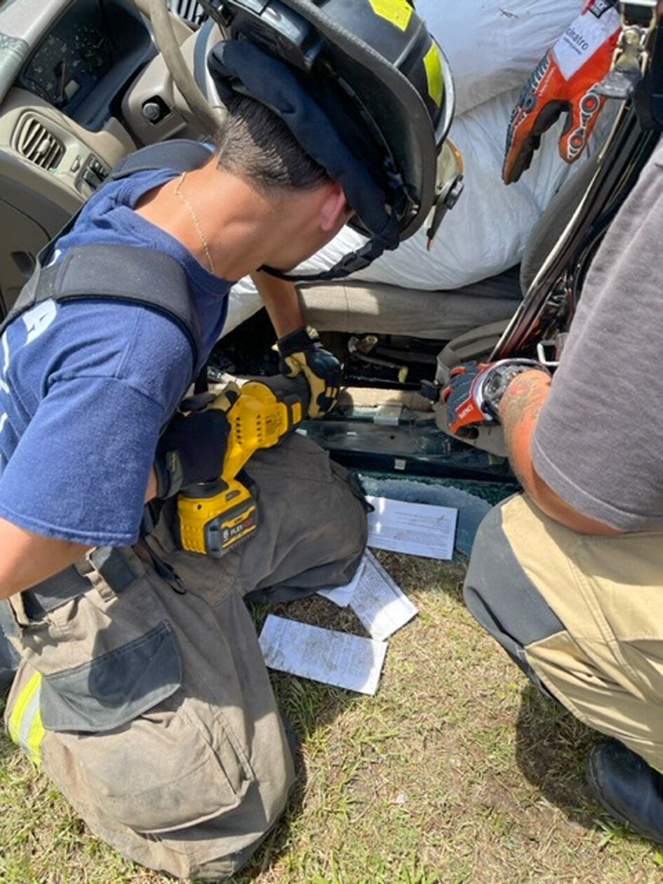 Firefighters learn life-saving rescue skills