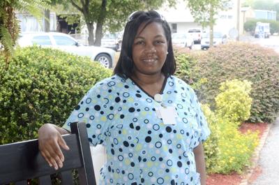 Nurse shows she cares through her work