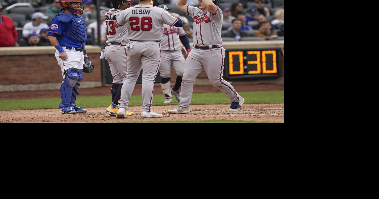 BRAVES DOUBLEHEADER: Atlanta get past Mets 9-8 in Game 1