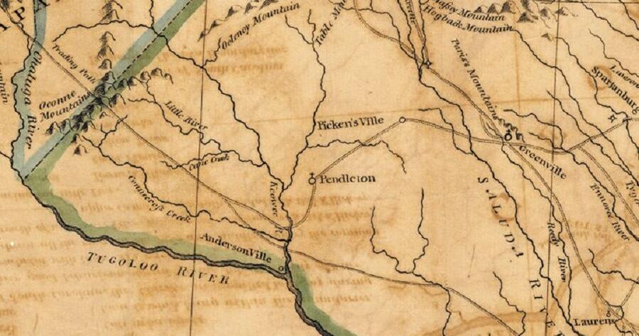 Thomas Coram’s 1802 Map of South Carolina