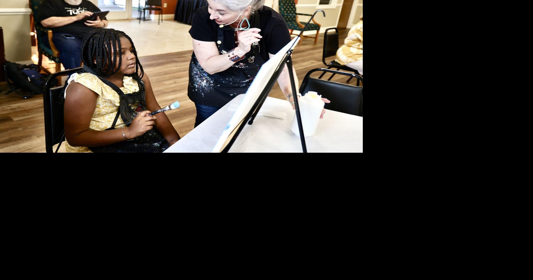 IN PHOTOS: Calhoun Museum holds 'Painting With a Twist'