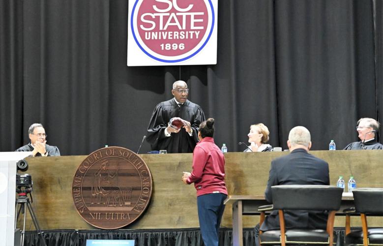 S.C. Supreme Court visits SCSU; students get learning experience