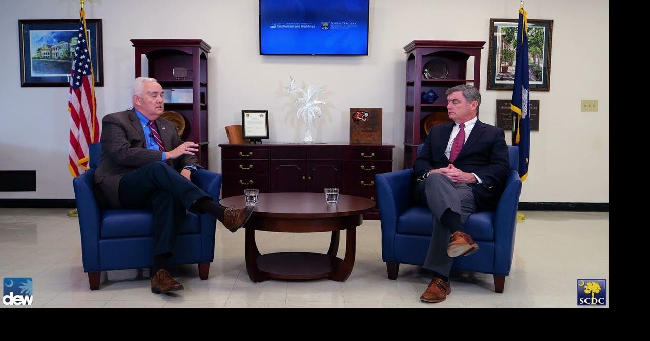 SCDEW Executive Director William Floyd and SCDC Director Bryan Stirling ...