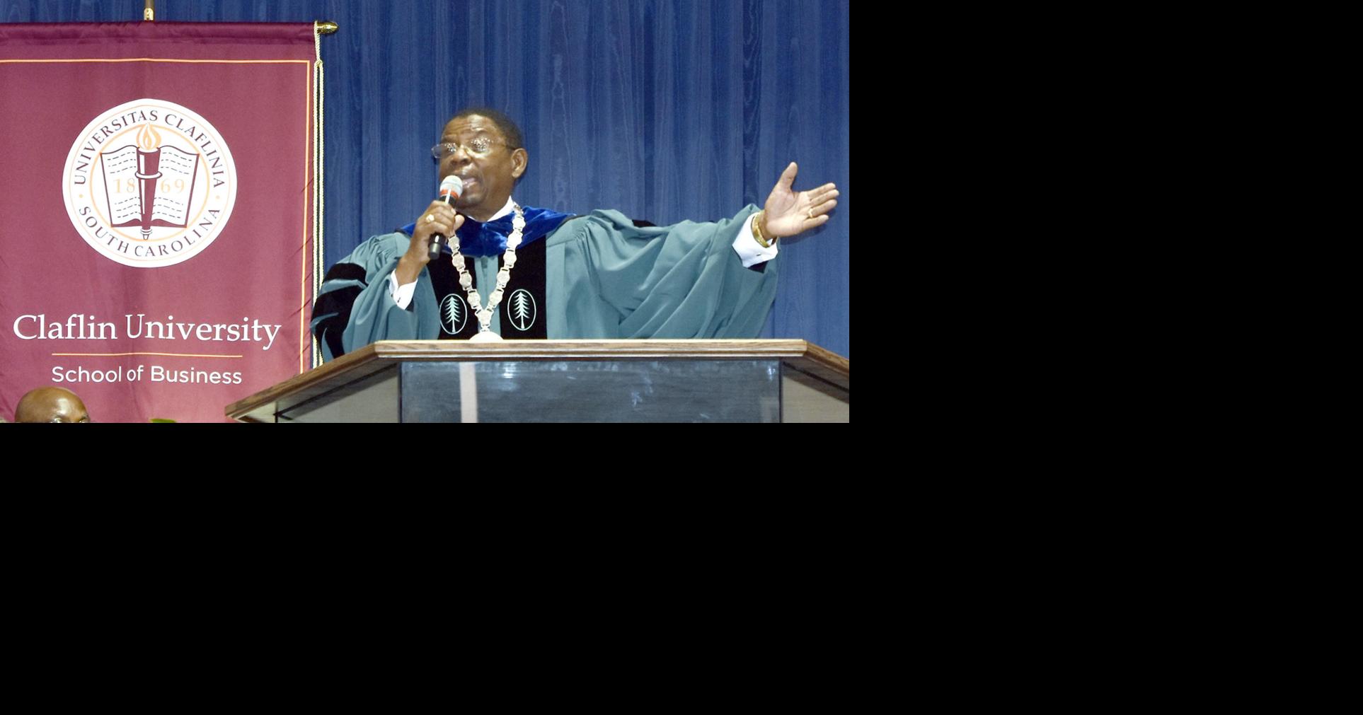 Tisdale: 'The world is calling on you’; Claflin president encourages ...