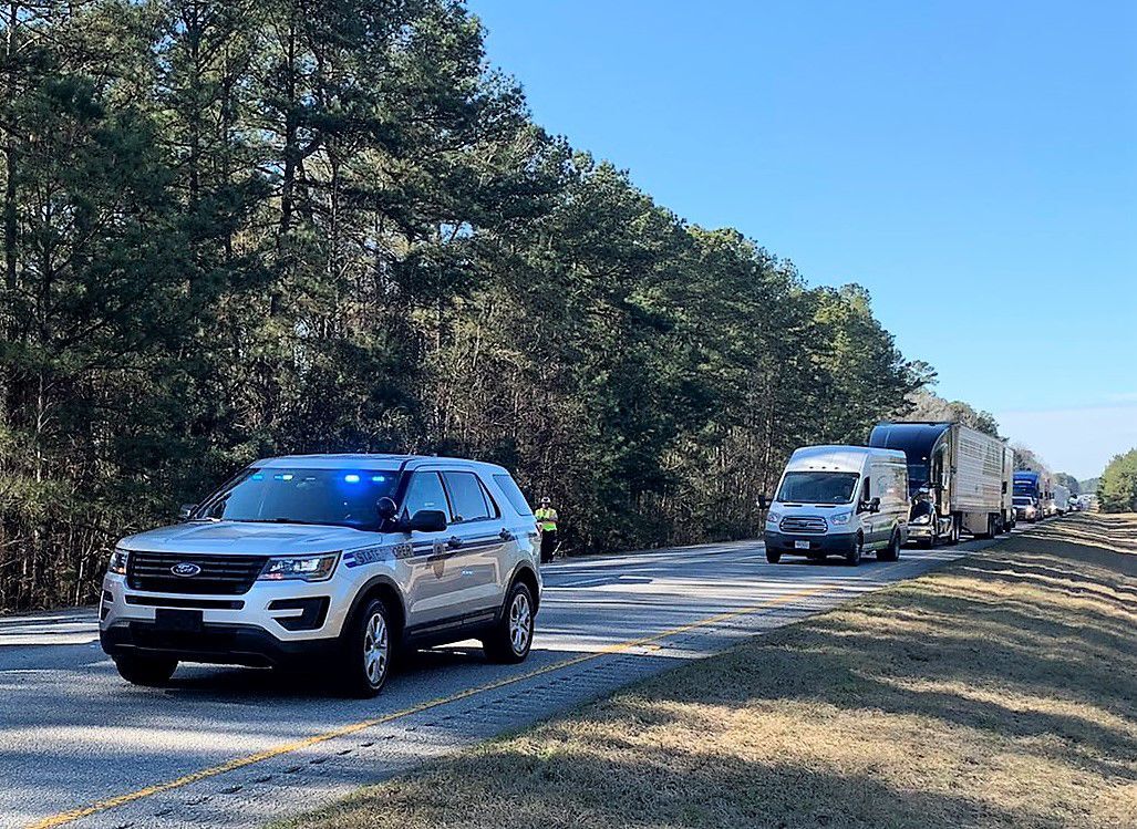 Updated: All lanes now open on I-26 East