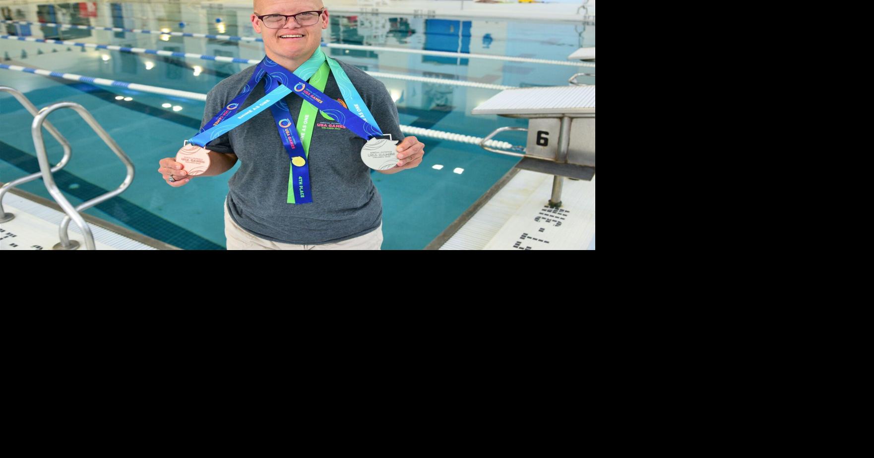 'Perfectionist' local swimmer snags 2 USA Games awards in Orlando