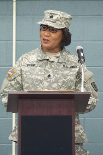 Lt. Col. Berry Assumes Command of 218th Leadership Regiment