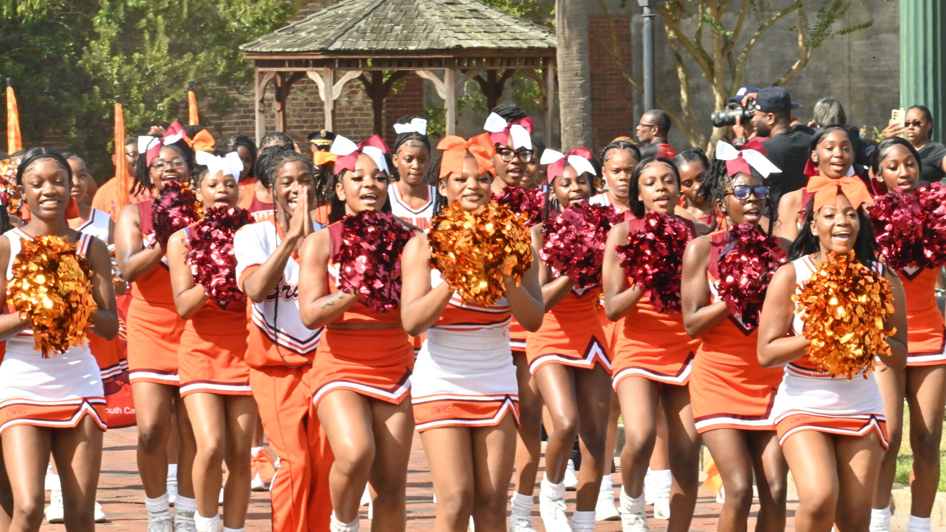 Orange Pride Marching Band at the SC State Homecoming Parade