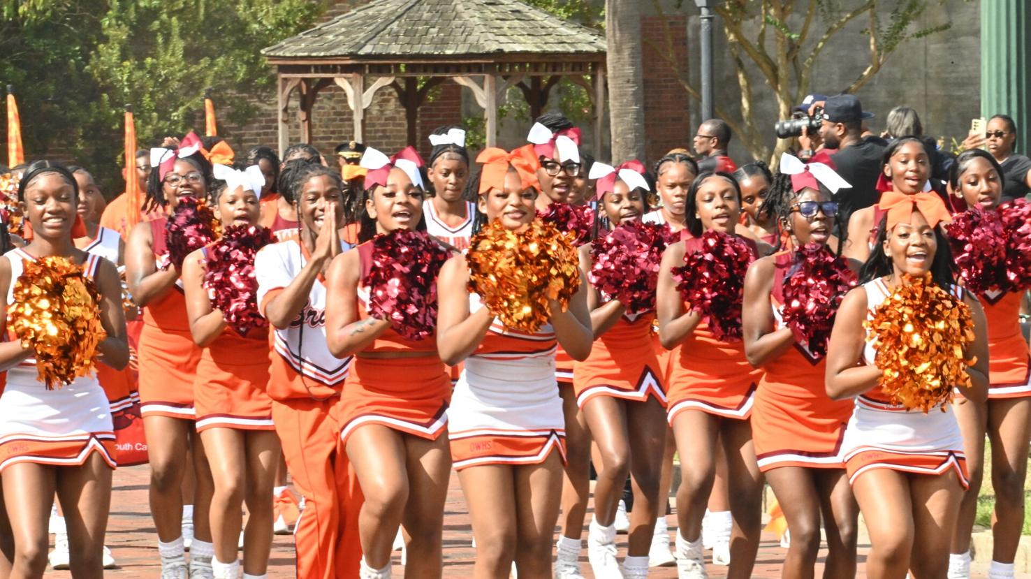 Orange Pride Marching Band at the SC State Homecoming Parade