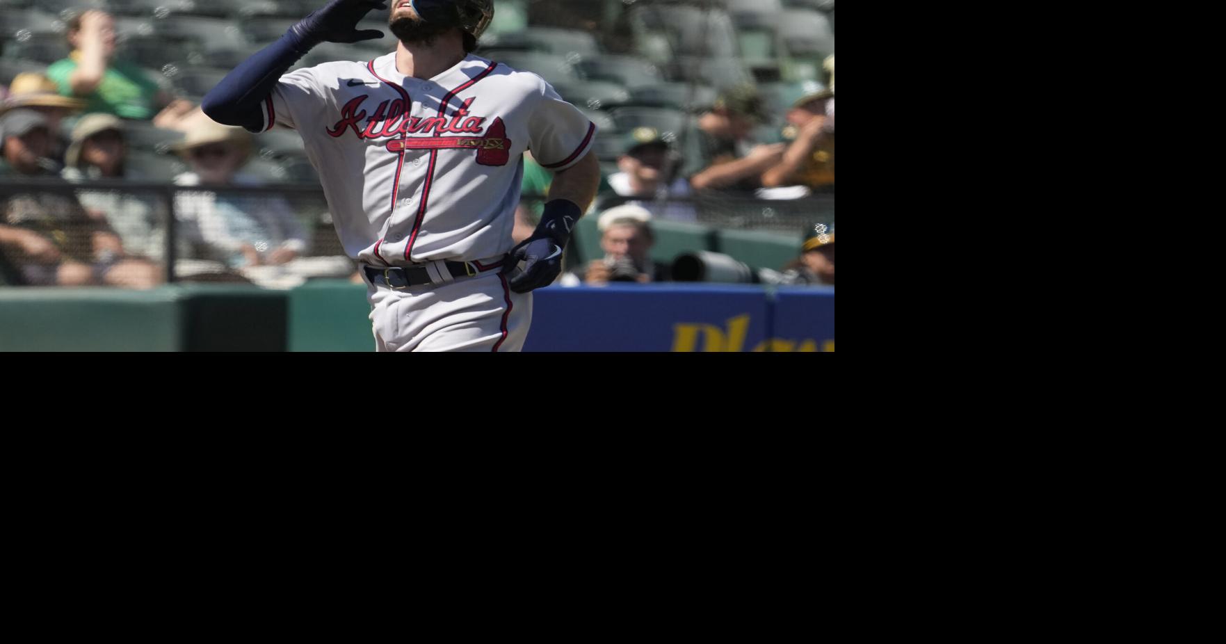 WEDNESDAY GAME: Strider, Braves win 7th in a row, beat Athletics 7-3