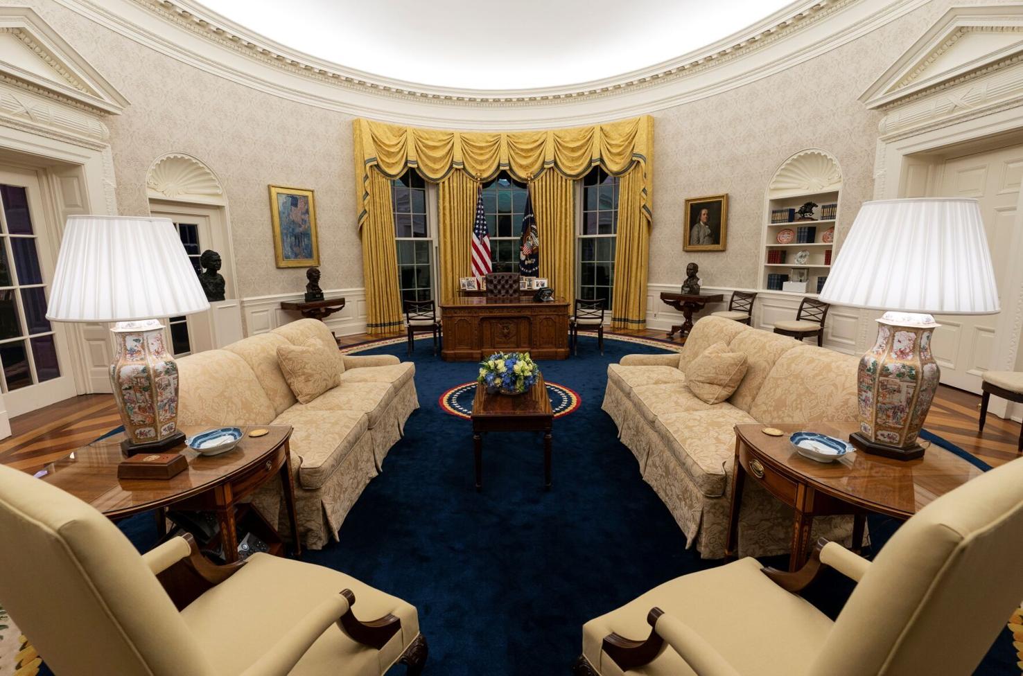 Photos: President Biden's Oval Office