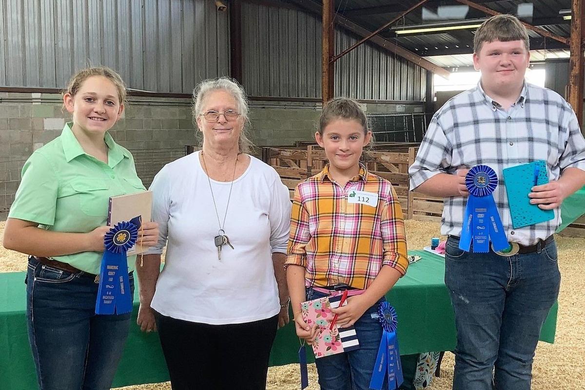 Orangeburg County Fair rabbit show winners