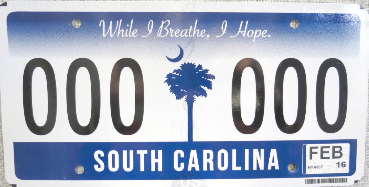 S.C. to issue new license plate