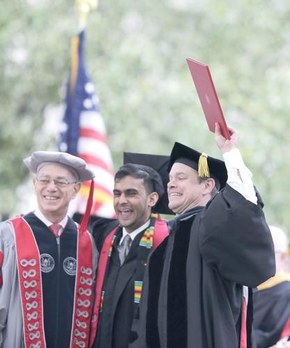 Matt Damon tells MIT graduates to face the world's problems