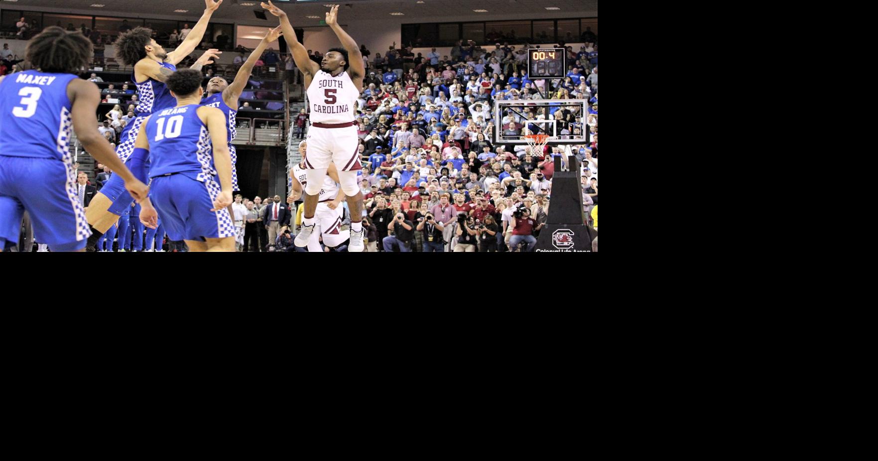 Gamecocks beat Kentucky on last-second shot